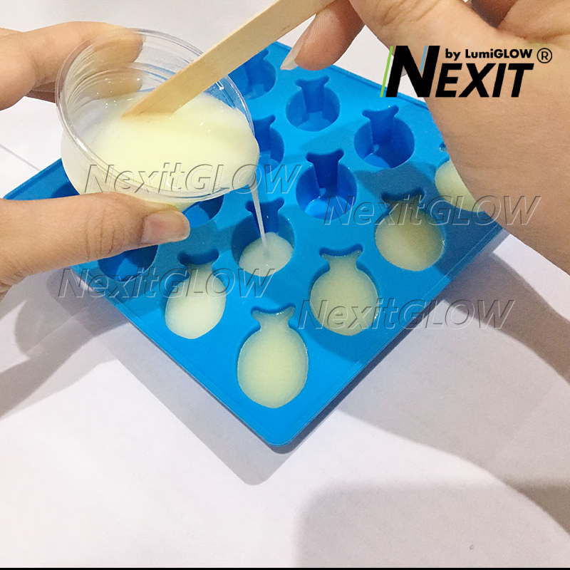 ผงเรืองแสง รุ่น EXTRA GLOW PLUS สีฟ้าน้ำทะเล เม็ดใหญ่สว่างกว่าเดิม ...