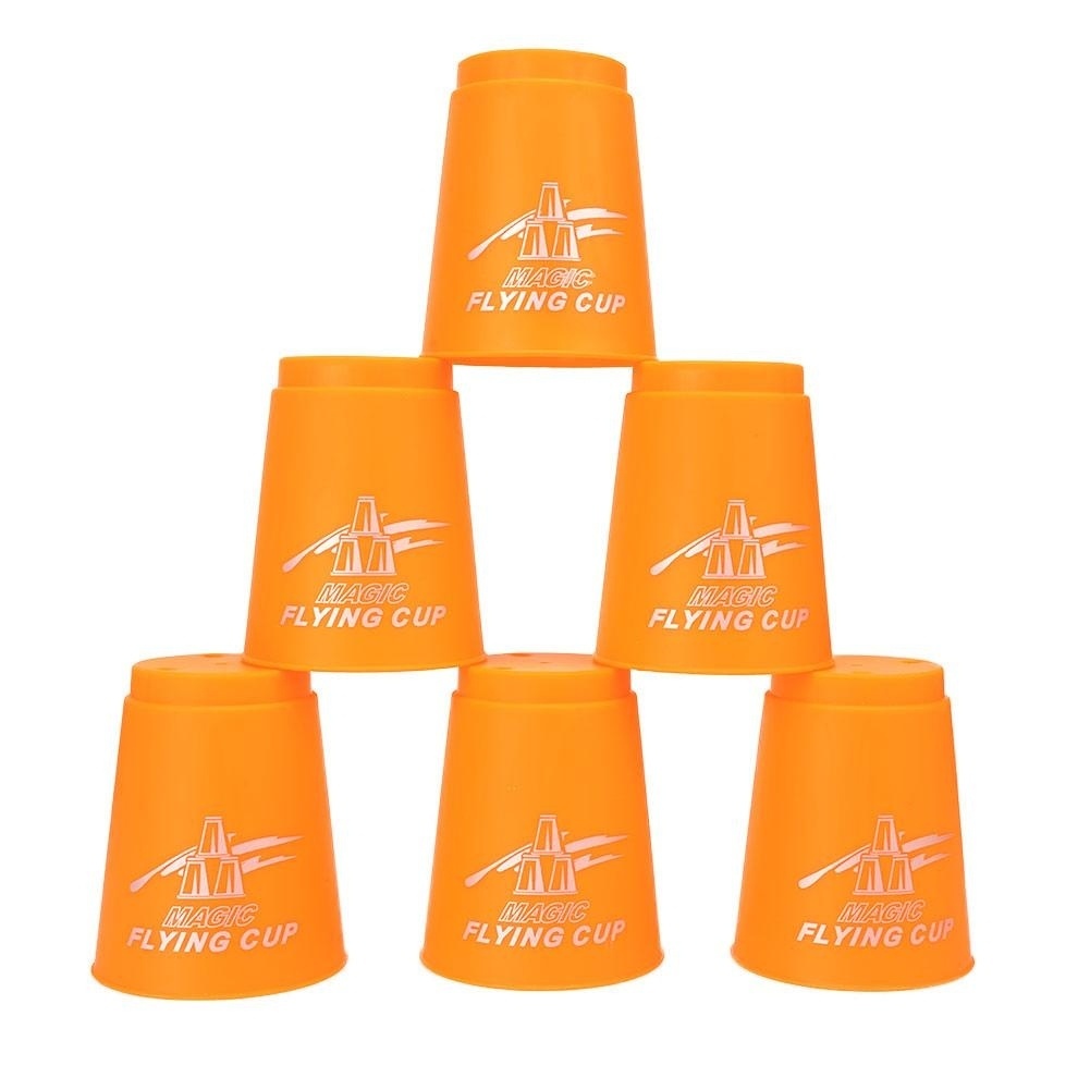 Double B toys เกมครอบครัว แก้วสแต็ค ถ้วยเรียงซ้อน เกมส์เรียงแก้ว Magic flying stacked cup Toys ...