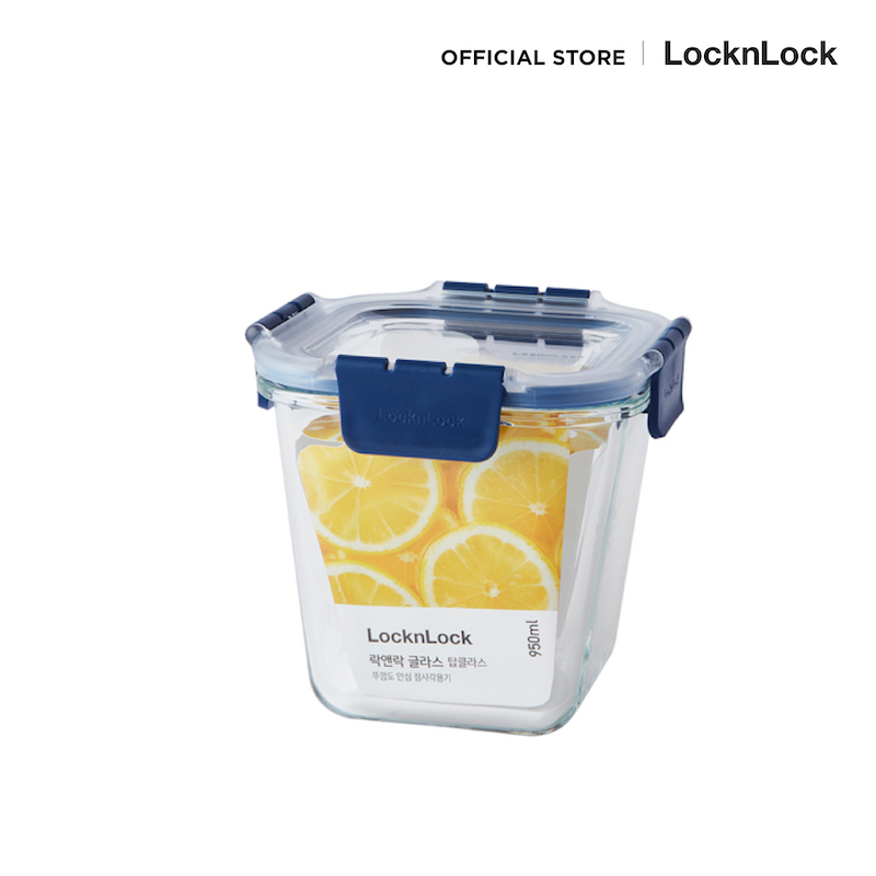 LocknLock กล่องใส่อาหาร Glass Top Class ความจุ 950 ml. รุ่น LBG217 ...