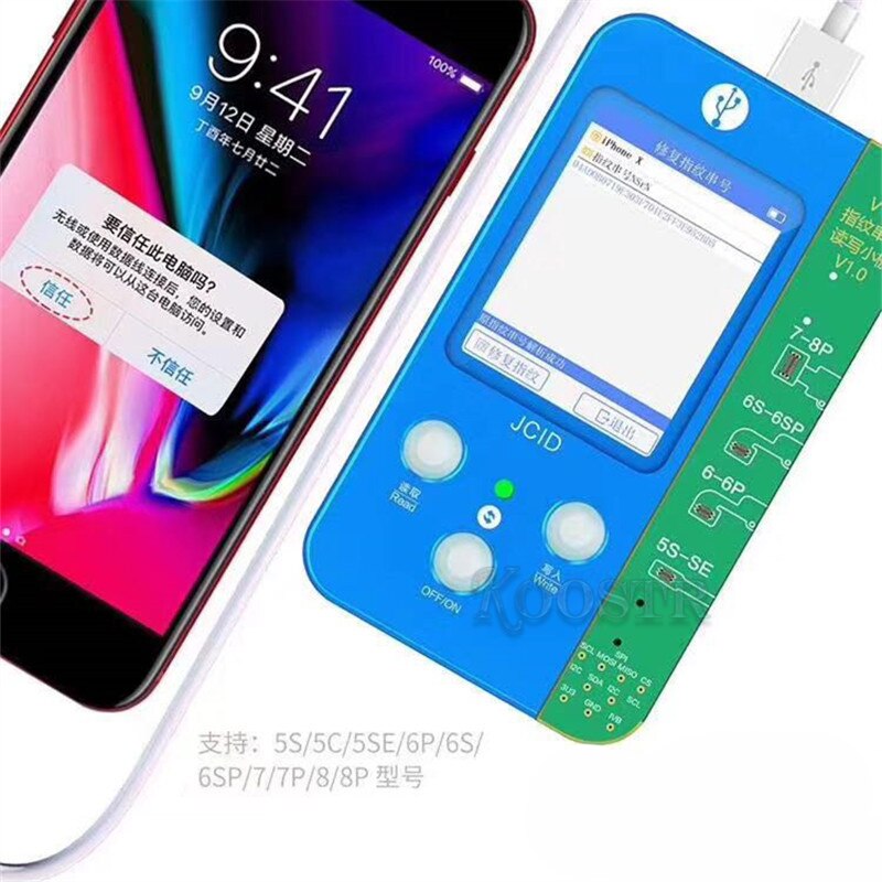 Jc V1SE Programmer Repair Tools True Tone Face ID Fingerprint Battery 7 ...