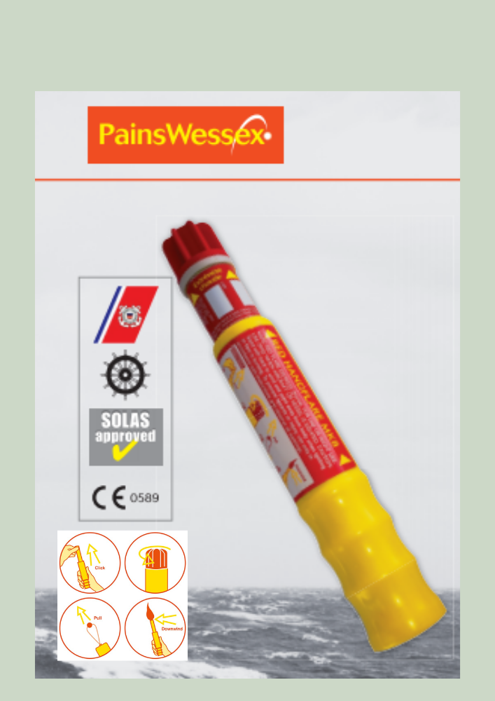 อุปกรณ์ ส่งสัญญาณตำเเหน่ง พุลสัญญาณ, อุปกรณ์ความปลอดภัยประจำเรือ PAINS ...