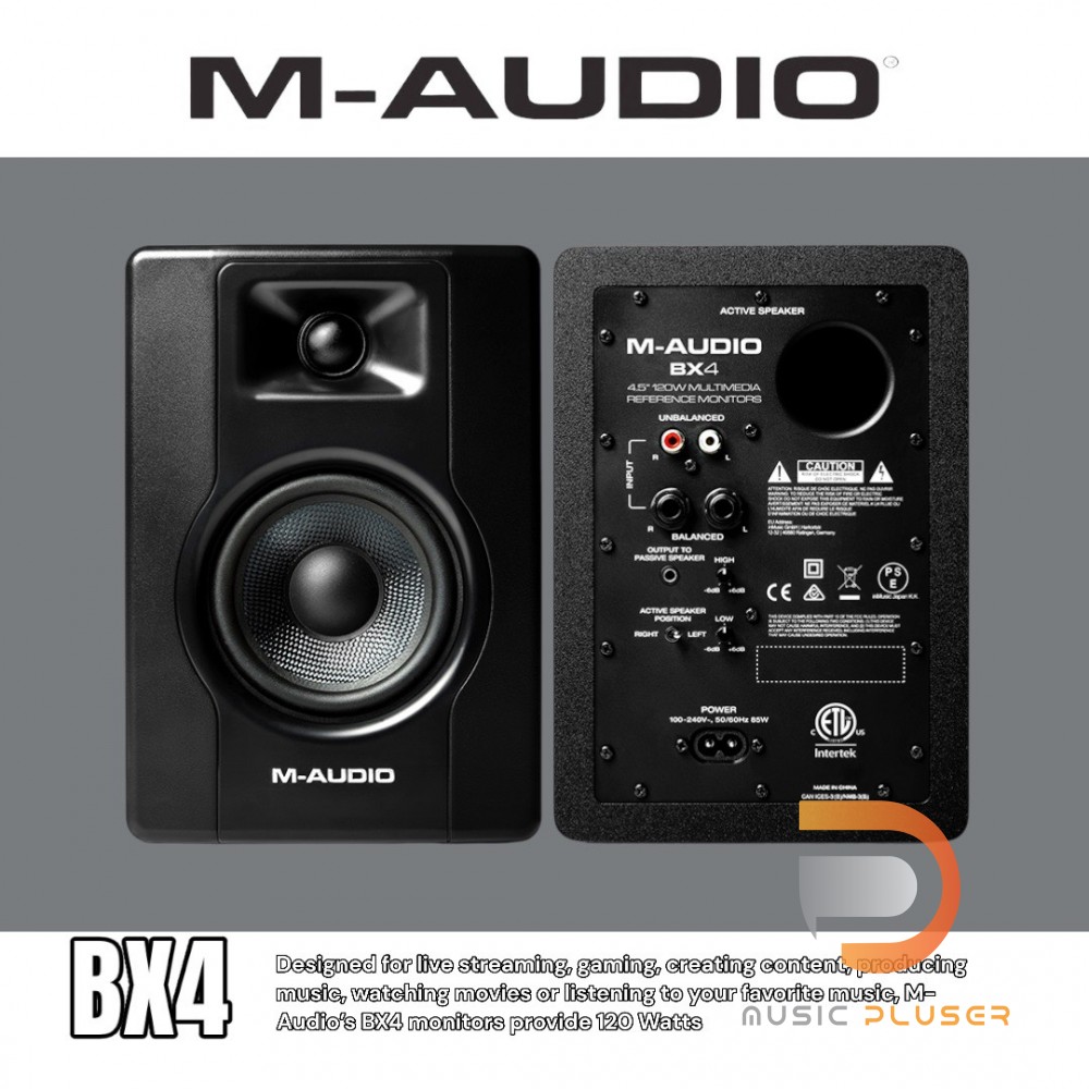 M-Audio BX Series Monotors ลำโพงมอนิเตอร์หลากหลายรุ่น M-Audio BX3 / M ...