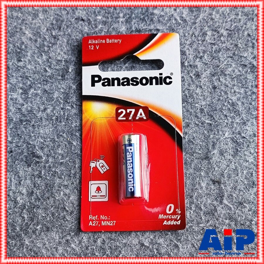 1ก้อน PANASONIC LRV27A ถ่าน27A ถ่านเบอร์27 ถ่าน battery ถ่านรีโมท27A ...