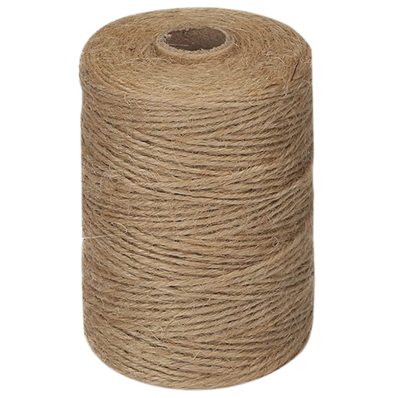 200M/ Roll 2mm Jute Twine Natural Thick Brown Twine for Home Gardening ...