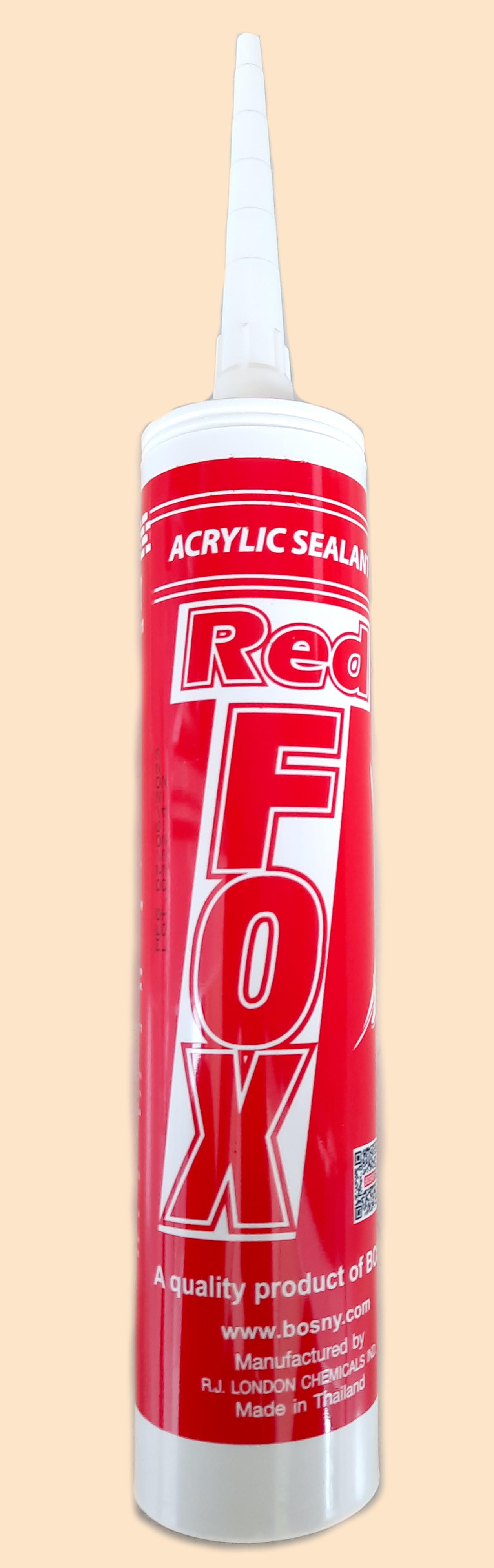 กาวอะคริลิก อุดโป้ว Redfox (1 หลอด) กาวซิลิโคน Acrylic sealant เรดฟ๊อก แด็ป แด๊ป อะคริลิคซีลแลนท ...