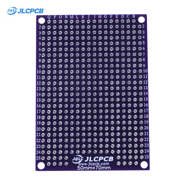 Quick-turn Purple Breadboard Universal PCB Board พร้อมวงแหวนทองแดงขนาด ...