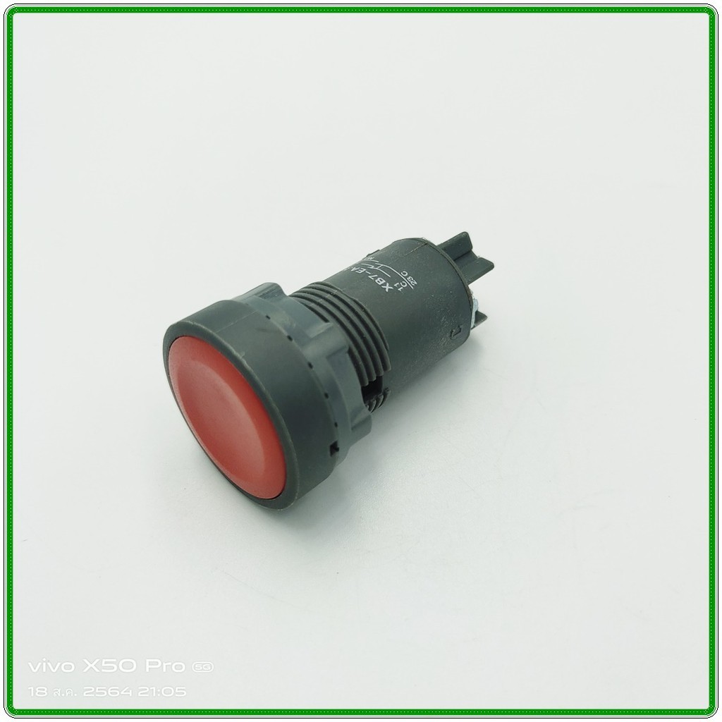 MODEL: XB7-EA PUSH BUTTON SWITCH สวิตซ์ปุ่มกดแบบต่อตรง 22มิล มีสี: แดง ...