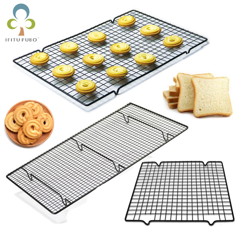 Stainless Steel Wire Grid Cooling Tray Cake Food Rack Oven Kitchen ...