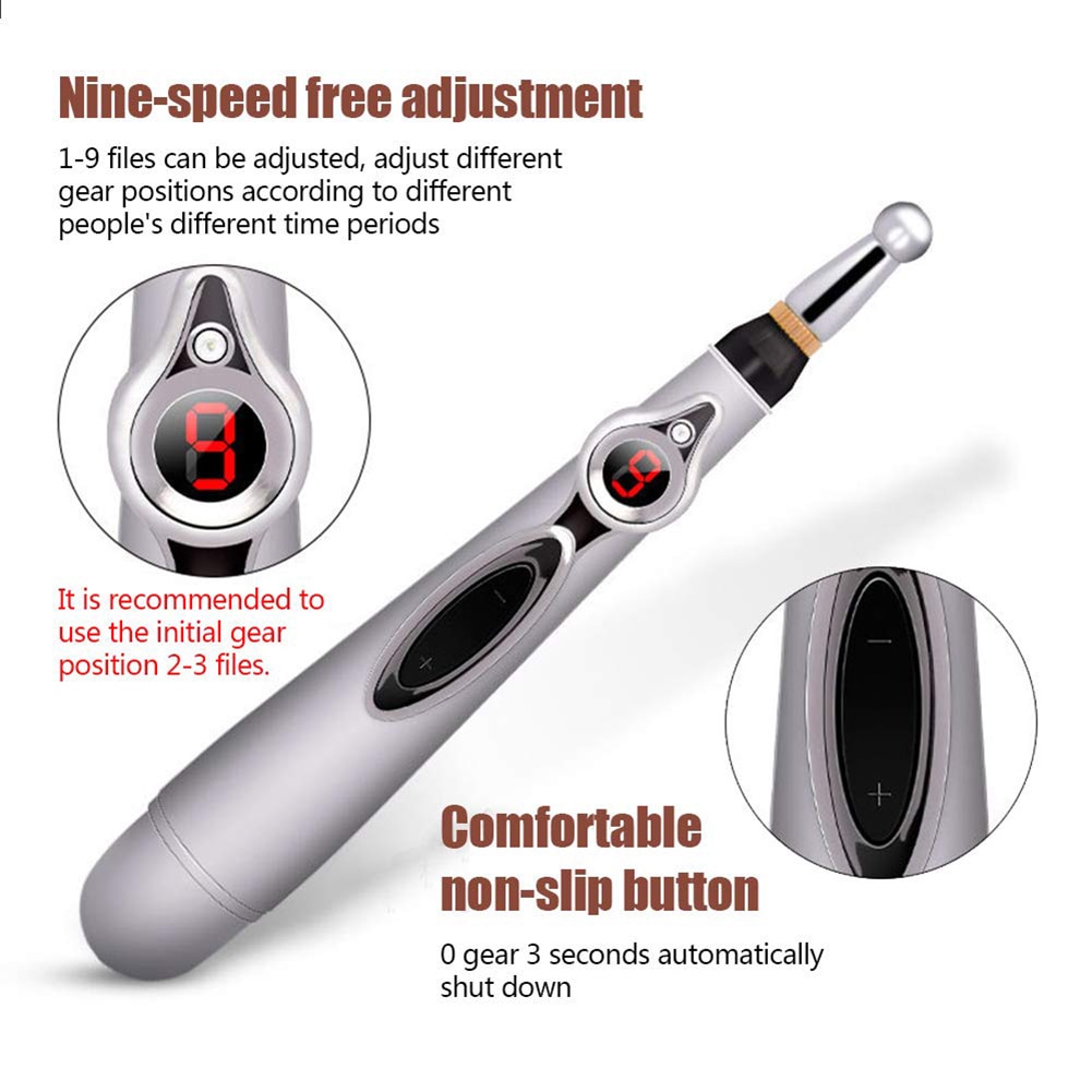 2021 Electronic Acupuncture Pen Electronic Acupuncture เลเซอร์ นวด เมร ...