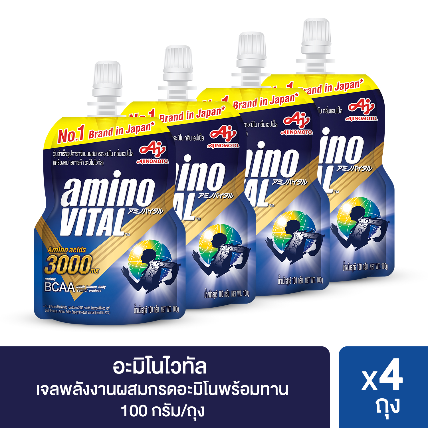 aminoVITAL™ Amino Acids Gel 100g. Pack 6x2 - Ajinomoto Official - ThaiPick