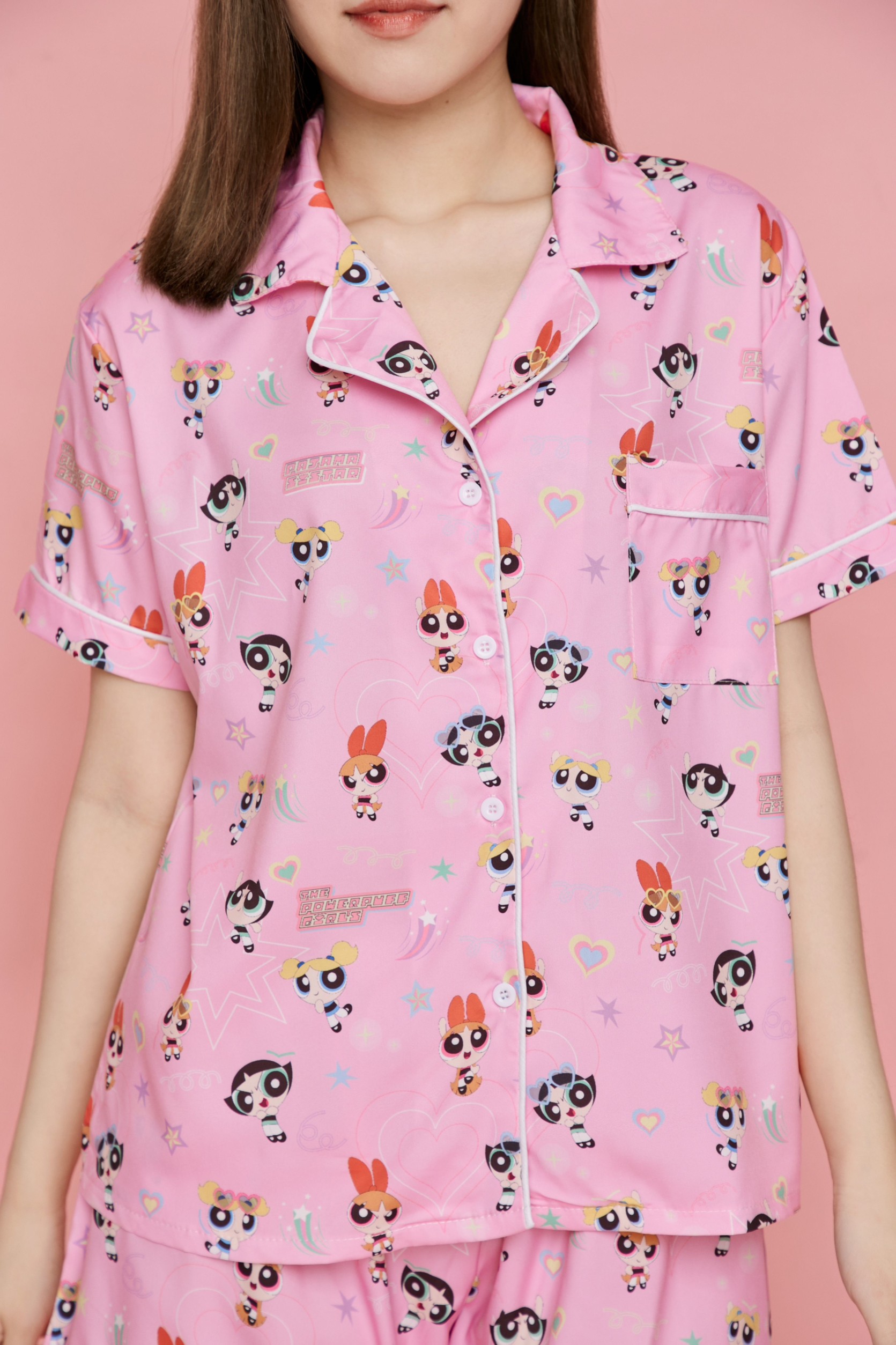 พร้อมส่ง️ชุดนอน 24th Collection The Powerpuff Girls สี Pink - Ms ...
