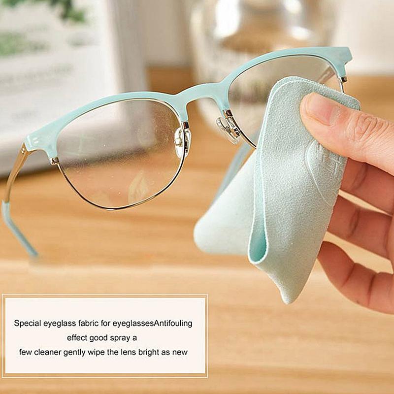 10 Pcs Glasses Cloth Eyeglasses Chamois Cloth Microfiber Cleaning Cloth ...