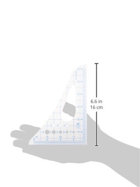 Clover (25-015) squares triangle scale 1/4 - iloveknitting - ThaiPick