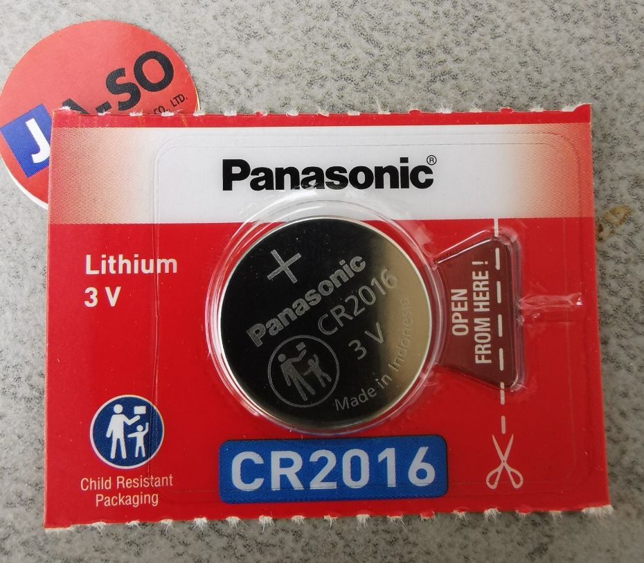 ของแท้ CR-2016 Panasonic ถ่านกระดุม CR2016 แพคเกจใหม่ ถ่านรีโมทรถยนต์ ถ่านรีโมทรถ แบตกระดุม ...