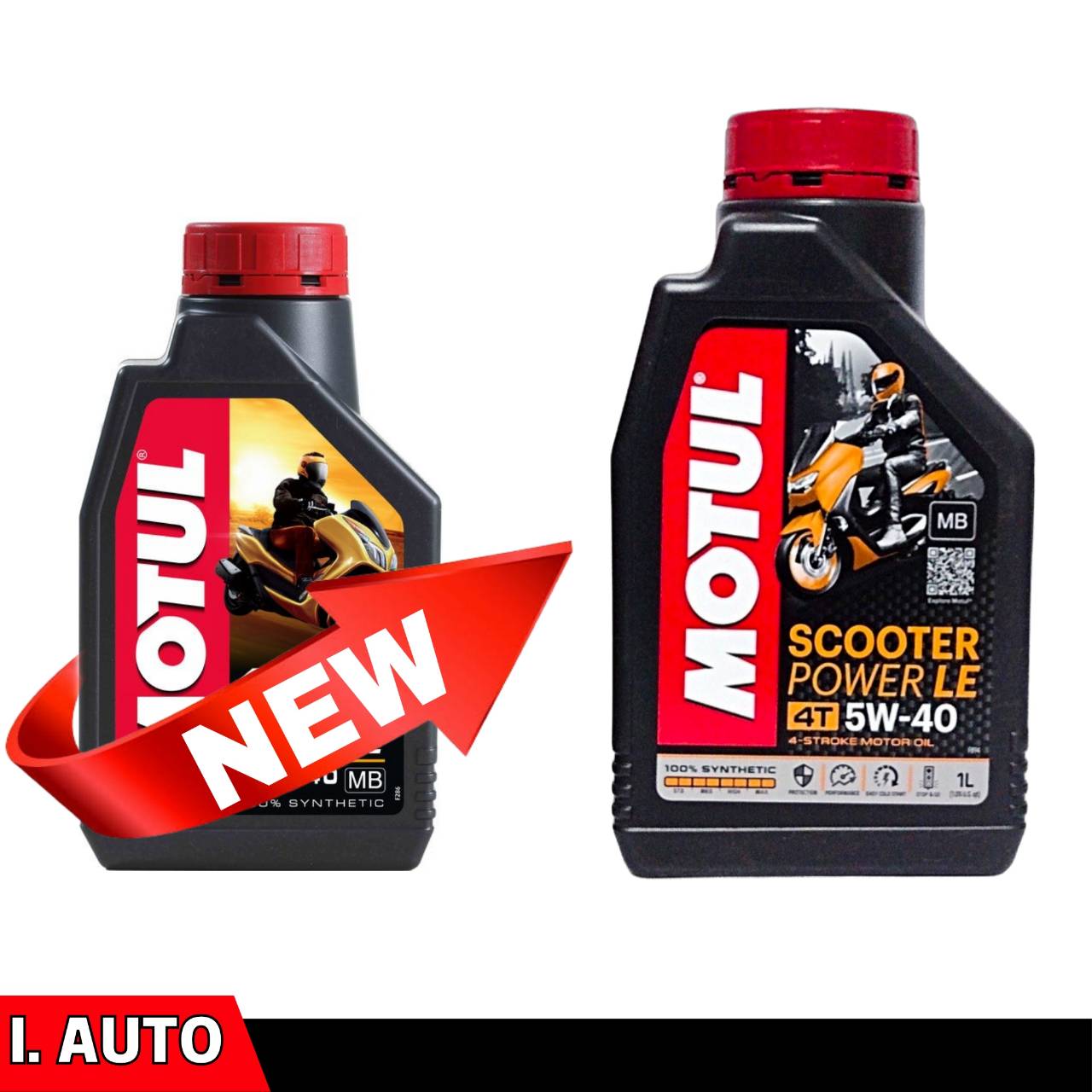 Motul Scooter Power LE 5w-40 น้ำมันเครื่องมอเตอร์ไซค์ สังเคราะห์แท้ ...