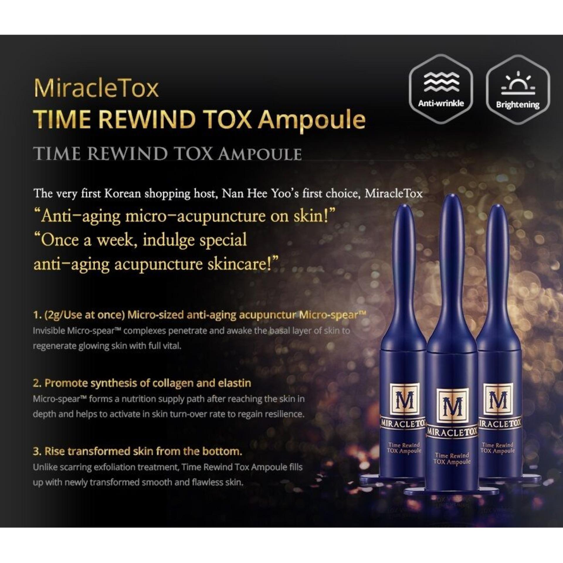 SALE???? exp. 4/2021 MIRACLE TOX TIME REWIND ADVANCED โปรแกรมดูแลผิว ...
