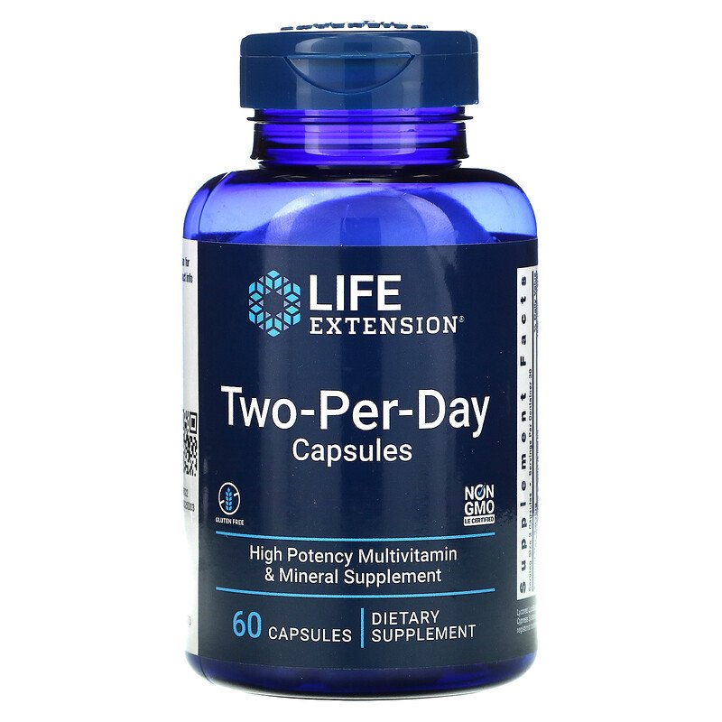 [Exp2024] วิตามินรวม Life Extension Two-Per-Day Capsules 60/120Capsules ...
