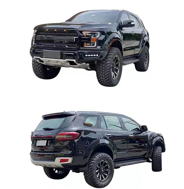 ชุดแต่ง Ford Everest เปลี่ยน Raptor F150 Body kit พร้อมอุปกรณ์ไฟครบชุด ...