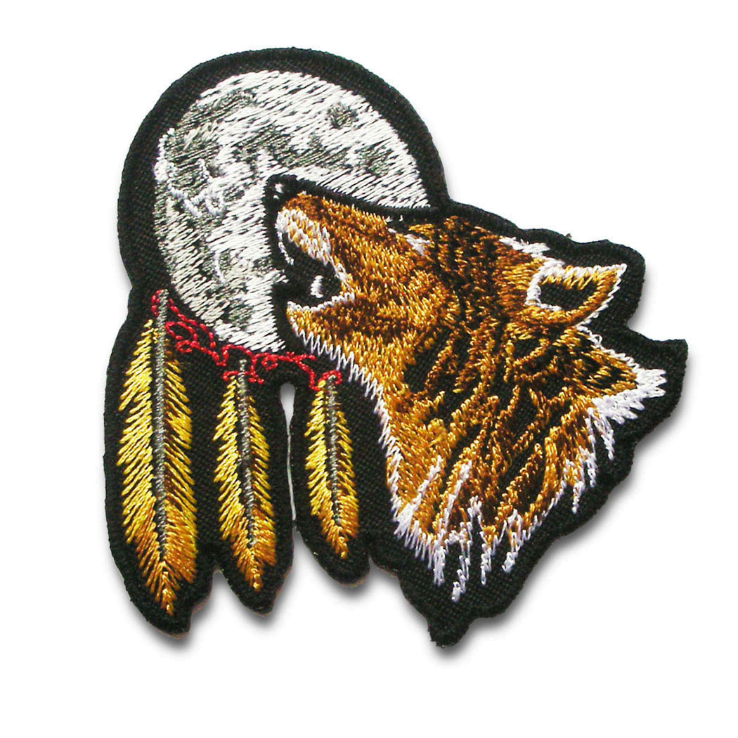 อาร์ม ตัวรีด อาร์มติดเสื้อ รถ ลาย โลโก้ ลาย หมาป่าเดียวดาย Lone Wolf สำหรับตกแต่งเสื้อผ้า ...