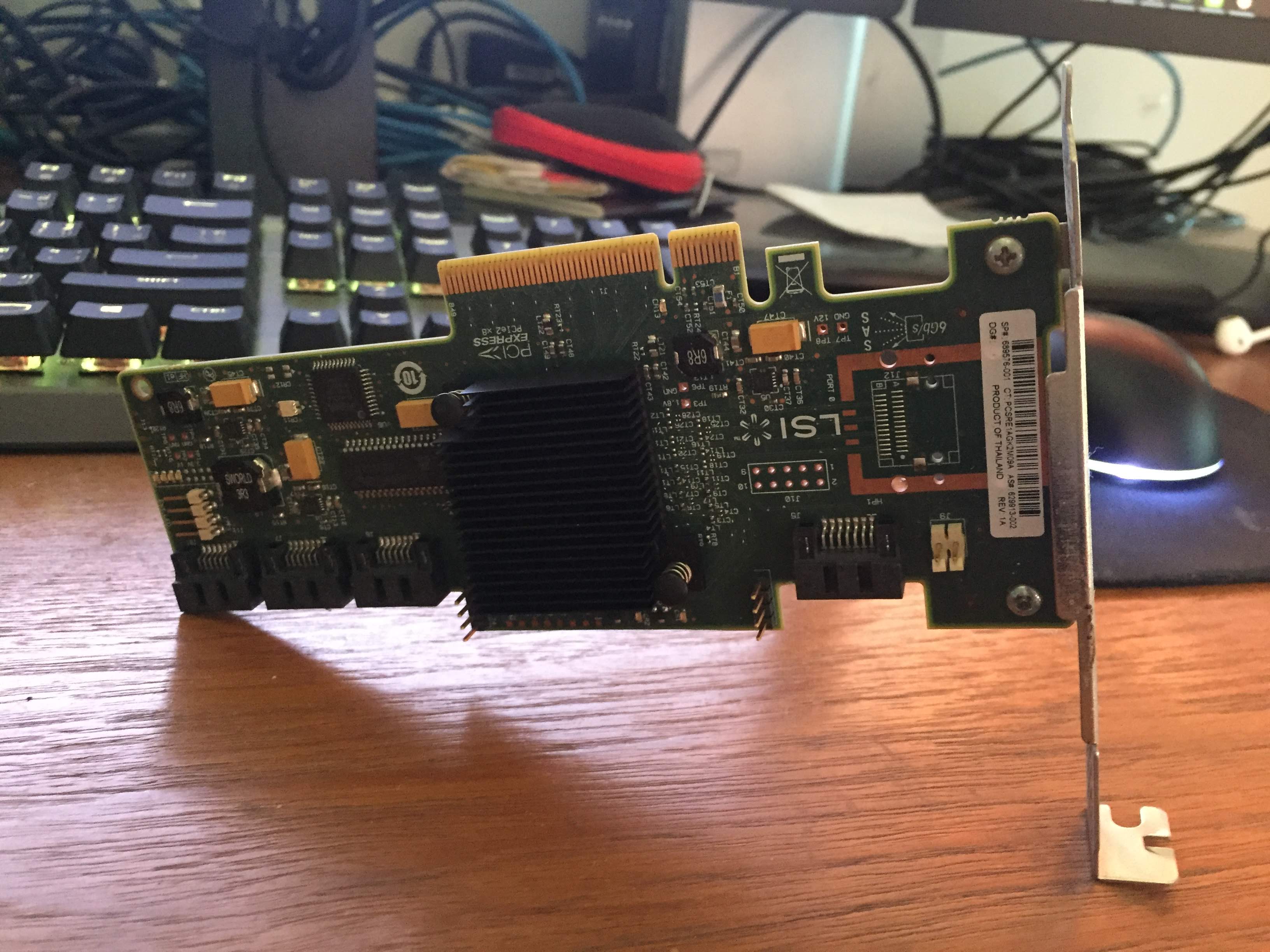 LSI® SAS 9212-4i4e PCI Express® to 6Gb/s Serial Attached SCSI (SAS ...