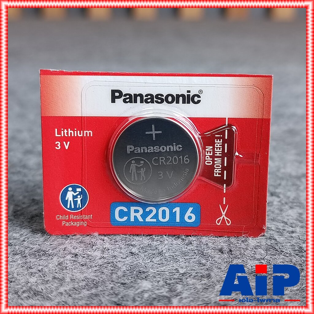 1ก้อน มี7เบอร์ให้เลือก PANASONIC ถ่านกระดุม ถ่านกลม3V CR1220 CR1616 CR1620 CR1632 CR2016 CR2025 ...