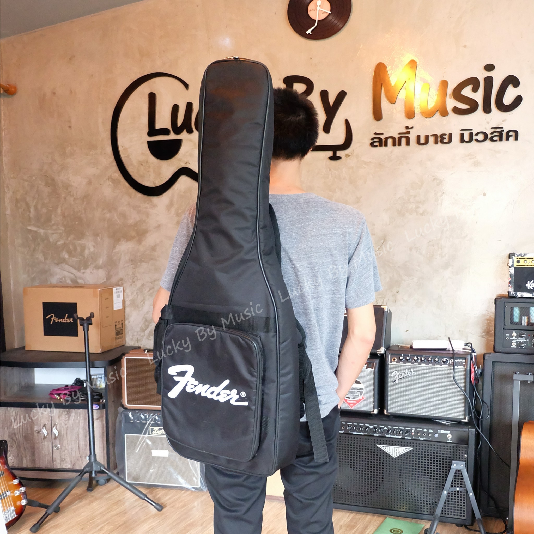 รีวิว???? กระเป๋าซอฟเคสกีตาร์ไฟฟ้า Fender * Soft Case Guitar กระเป๋า ...