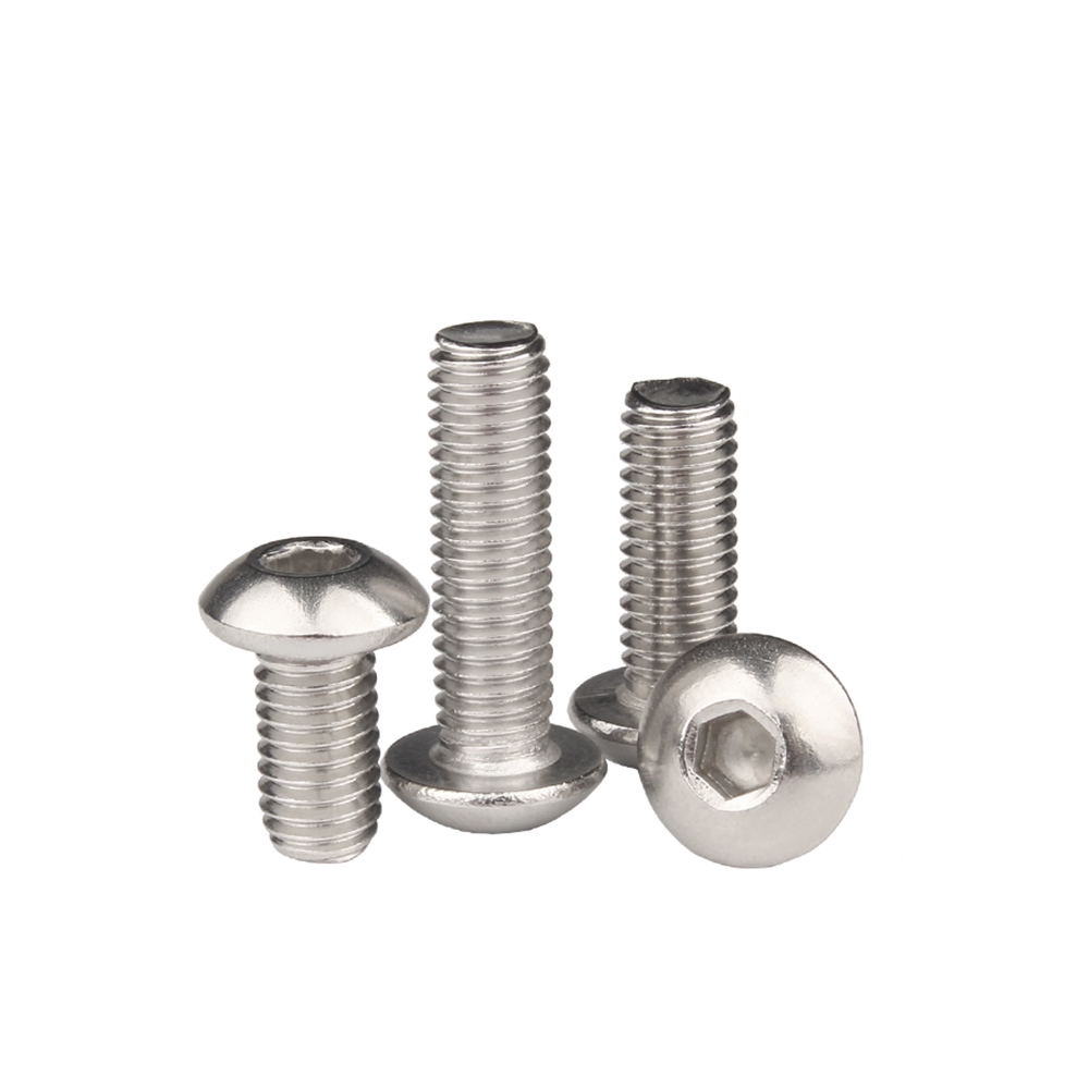 Hex Button Socket Head Cap Screw Metric Thread Allen Bolt Black Grade ...