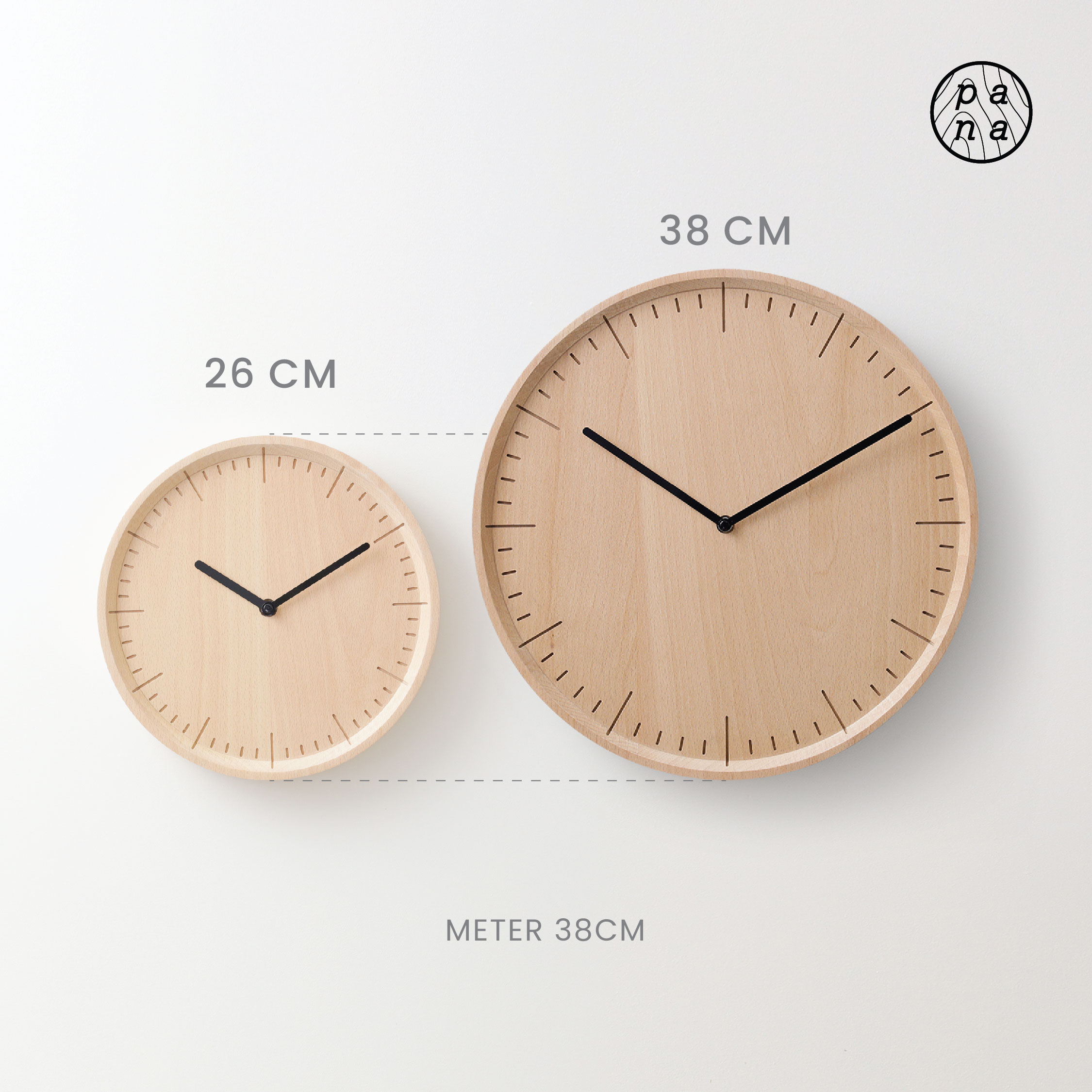 Pana Objects METER 38cm wall clock นาฬิกาแขวนผนัง - PanaObjects - ThaiPick