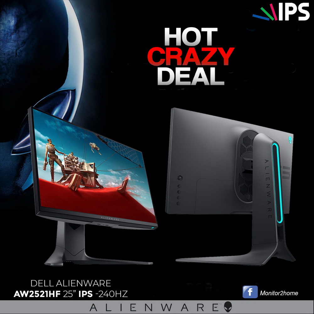 [ผ่อน 0%] Alienware AW2521HF Fast IPS 1ms 240hz Gaming Monitor IPS LED ...