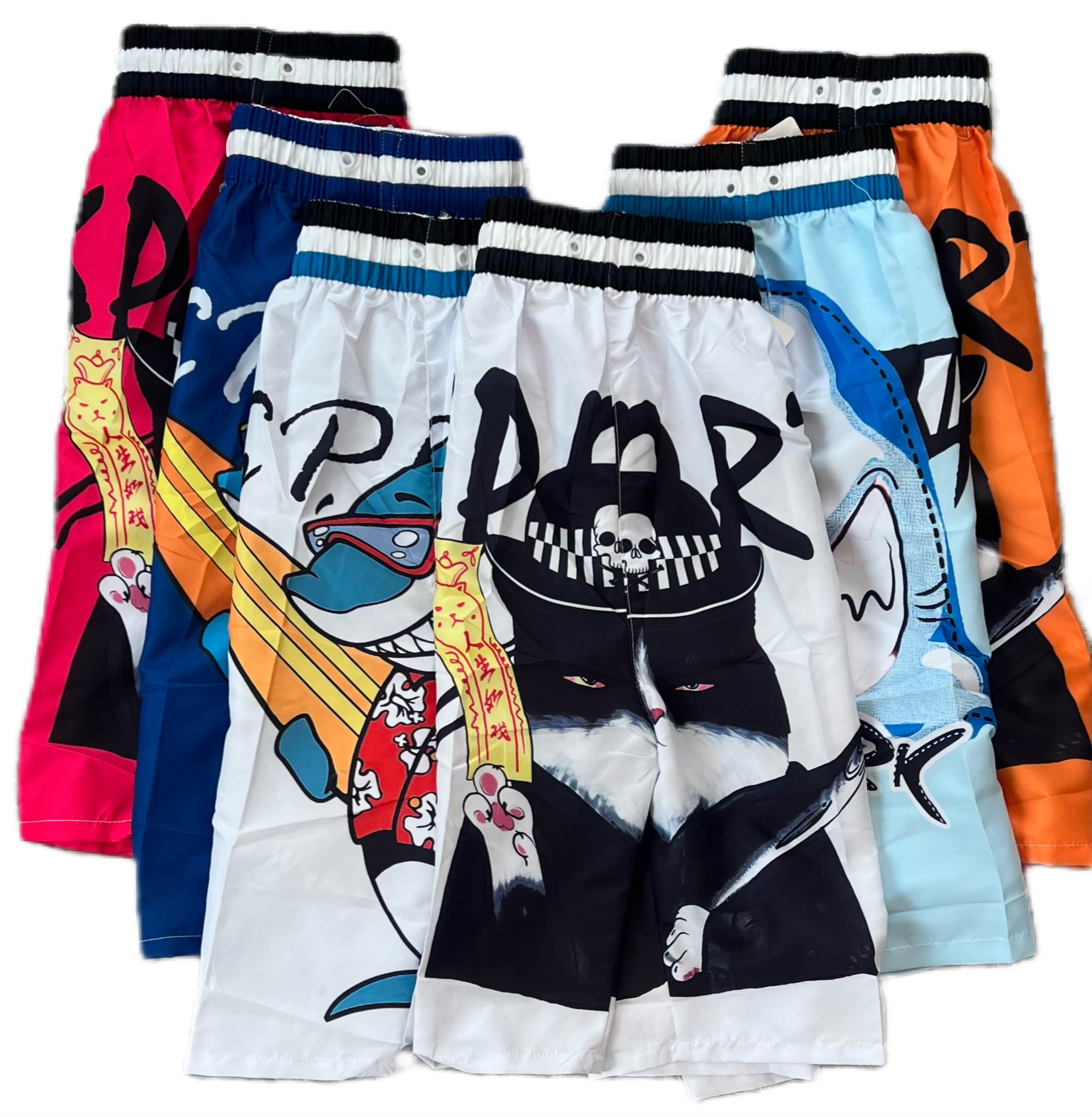 กางเกงขาสั้น เอวยางยืด มีเชือกผูก ทรงหลวม - CHOKHDI SHOP - ThaiPick