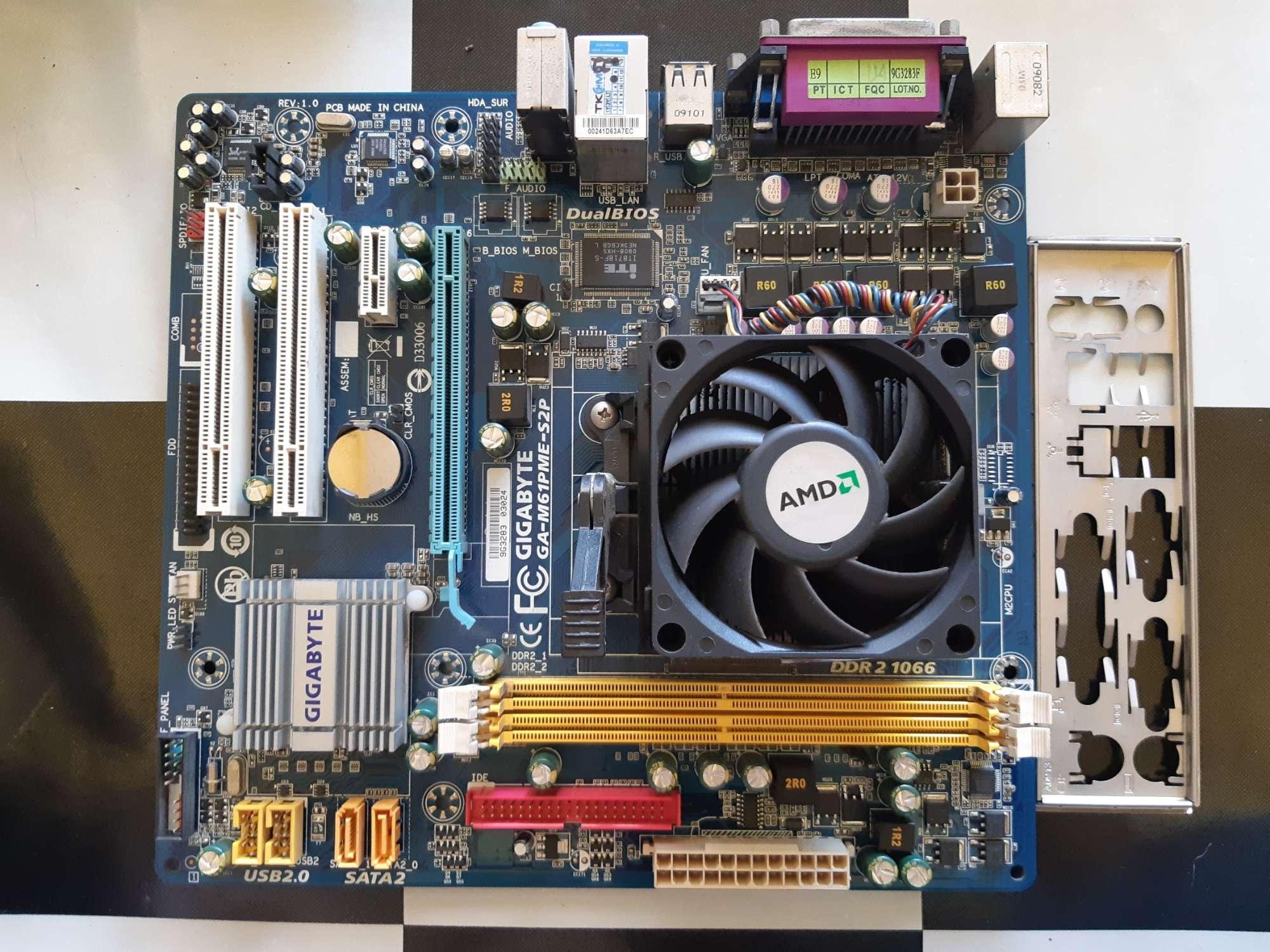 MAIN BOARD AM2+ DDR2 1066 GIGABYTE GA-M61PME-S2P | Lazada.co.th