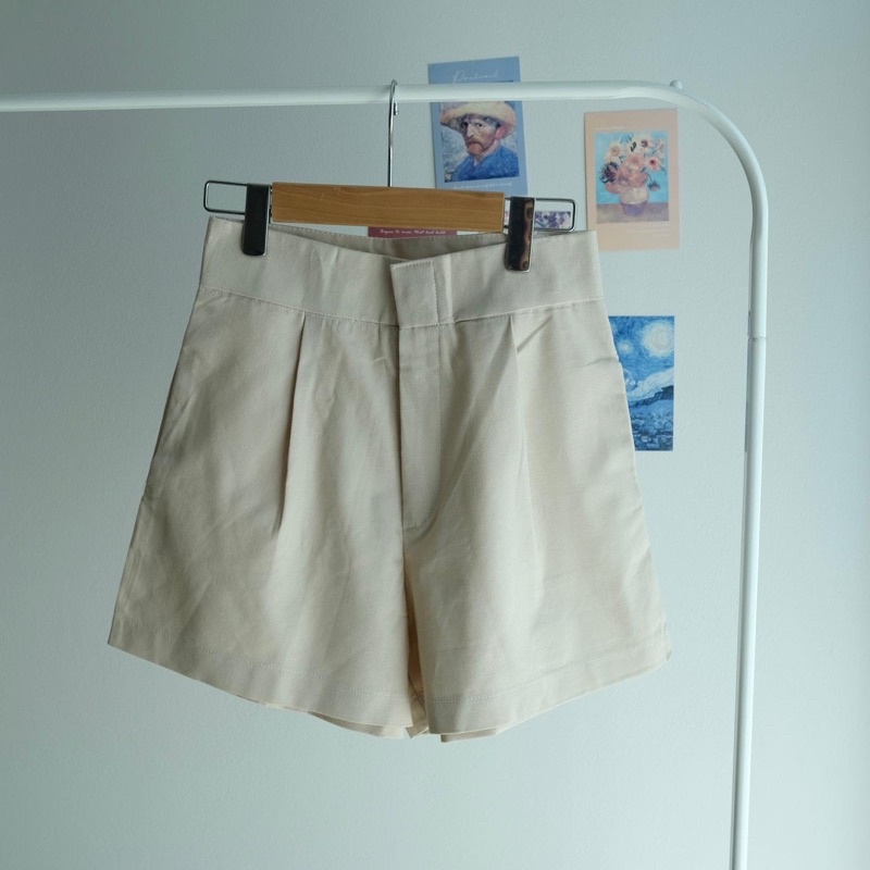 Rainy Pant กางเกงขาสั้นผ้าคอตตอนลินิน | Lazada.co.th