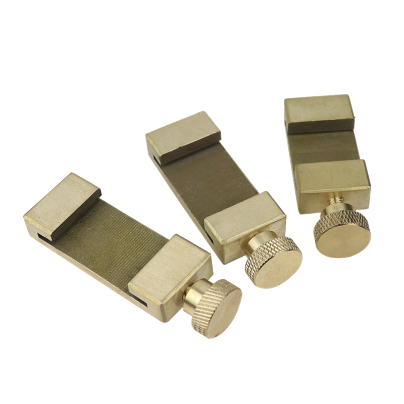Adjustable Steel Ruler Positioning Block Angle Marking Gauge Brass Line ...
