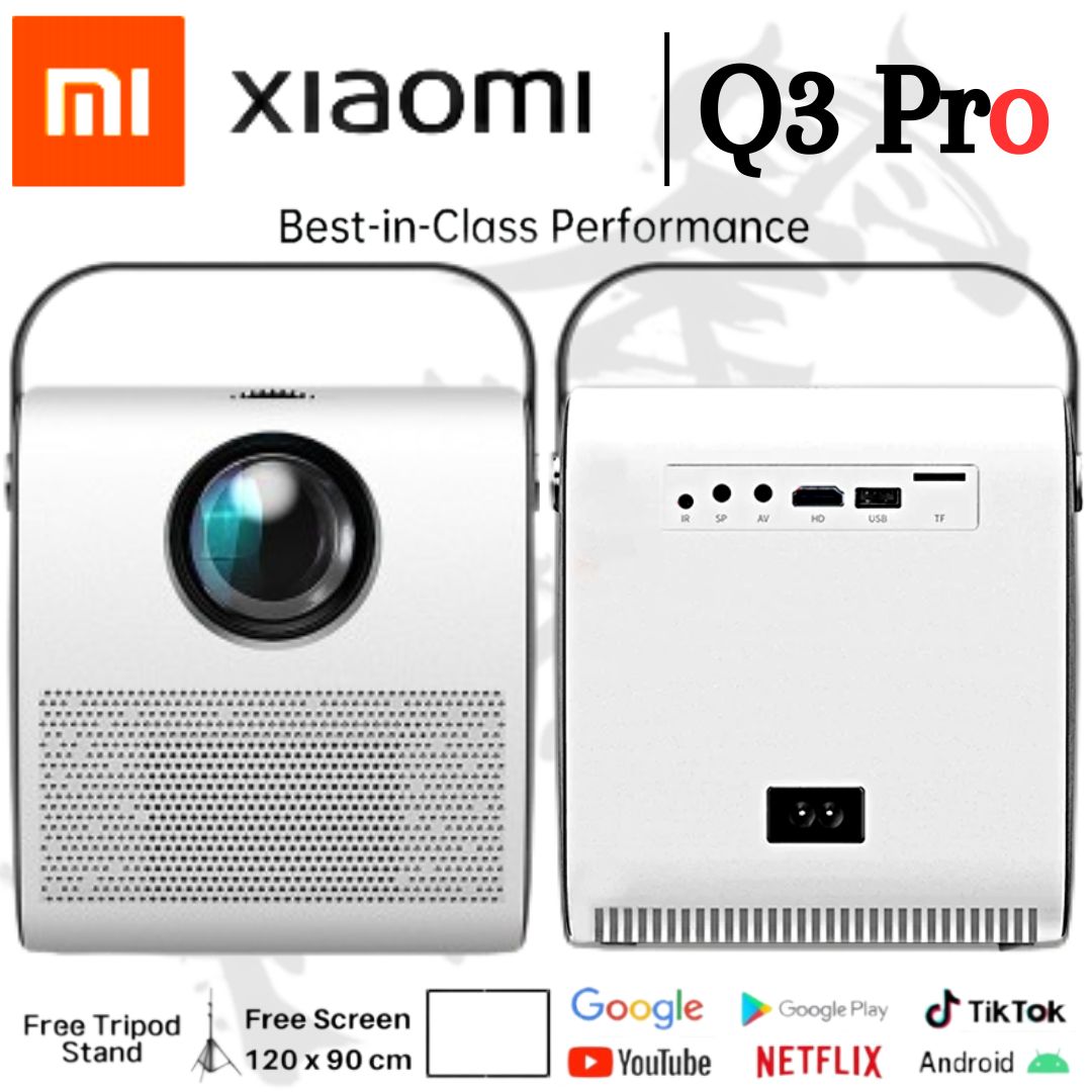 Xiaomi Projector Q3 Pro HD 1080p 8100 Lumens WIFI LED กระจกหน้าจอ LCD ...