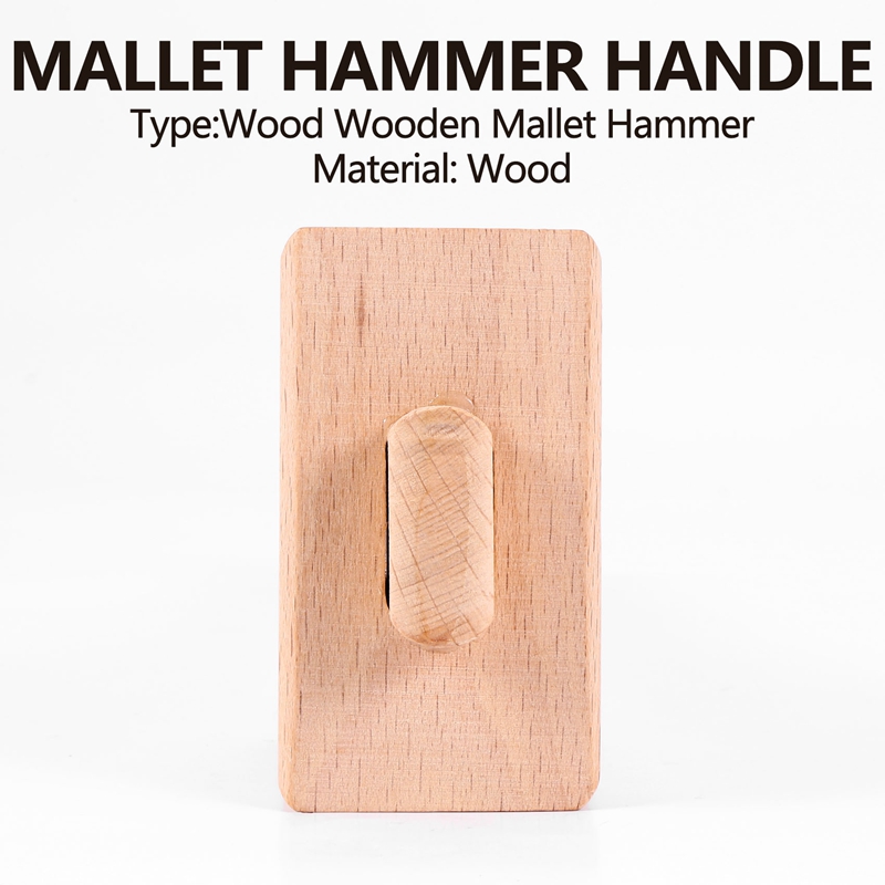 250mm Beech Solid Carpenter Wood Wooden Mallet Hammer Handle ...