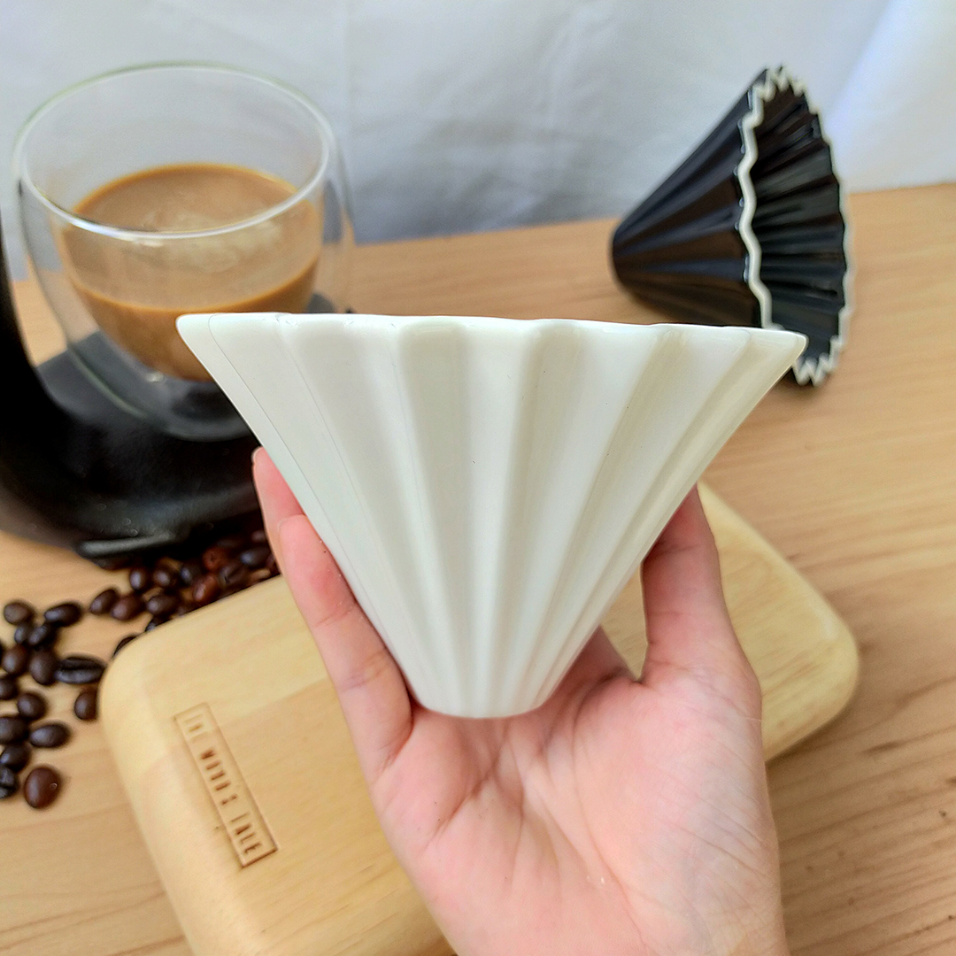 Coffee world ดริปเปอร์ (ORIGAMI Dripper) Hario ดริปกาแฟ coffee dripper ...