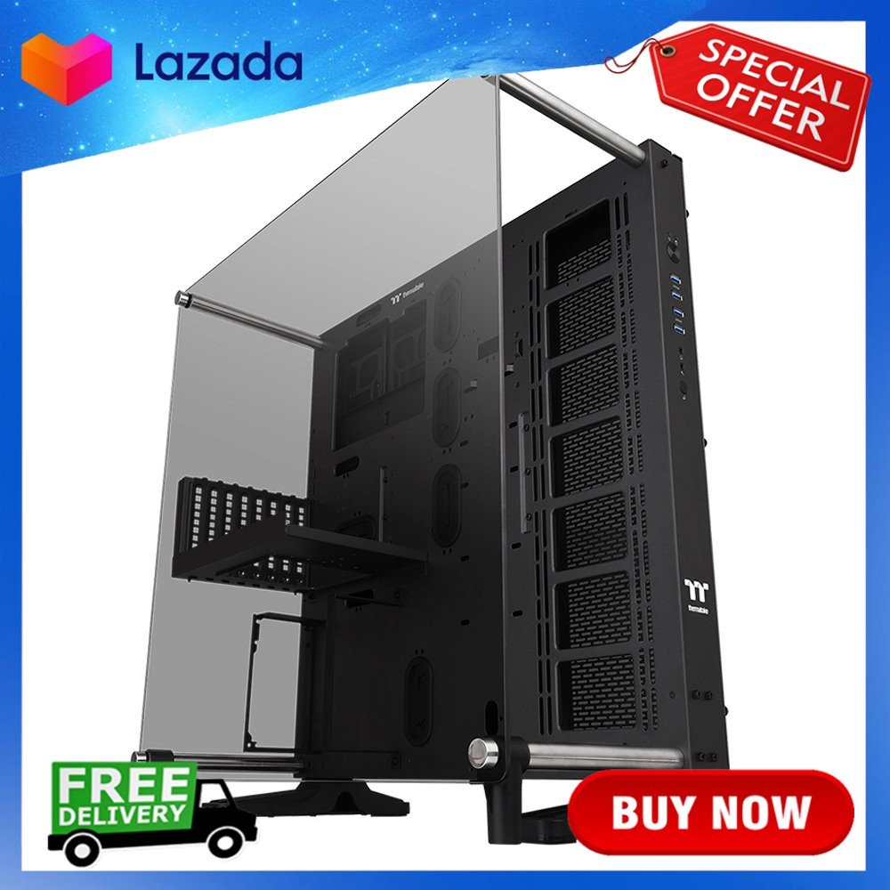 THERMALTAKE CORE P5 TEMPERED GLASS V2 BLACK EDITION Case Computer - Da ...