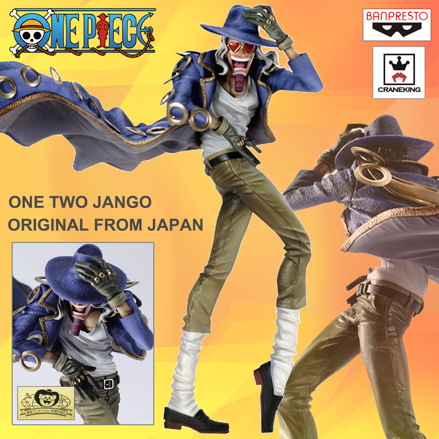 Model โมเดล ของแท้ 100% แมวทอง Banpresto จาก One Piece วันพีซ เต็มพิกัดสลัดจอมลุย วันพีช One Two ...