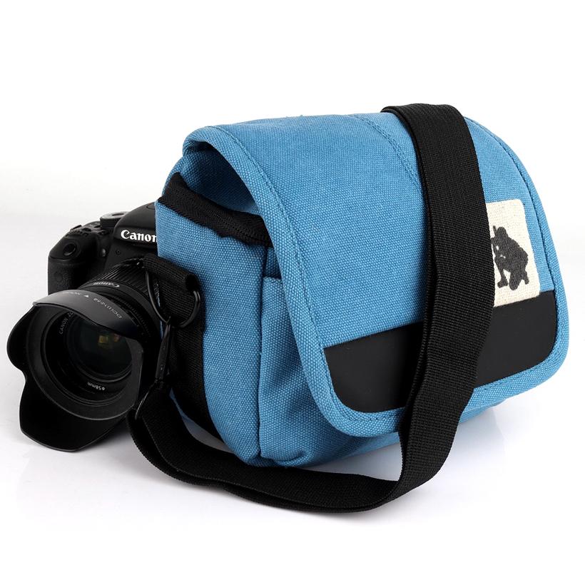 กระเป๋ากล้อง DSLR MirrorLess ผ้า Canvas มี 4 สีให้เลือก ด่าส่งฟรี DSLR ...
