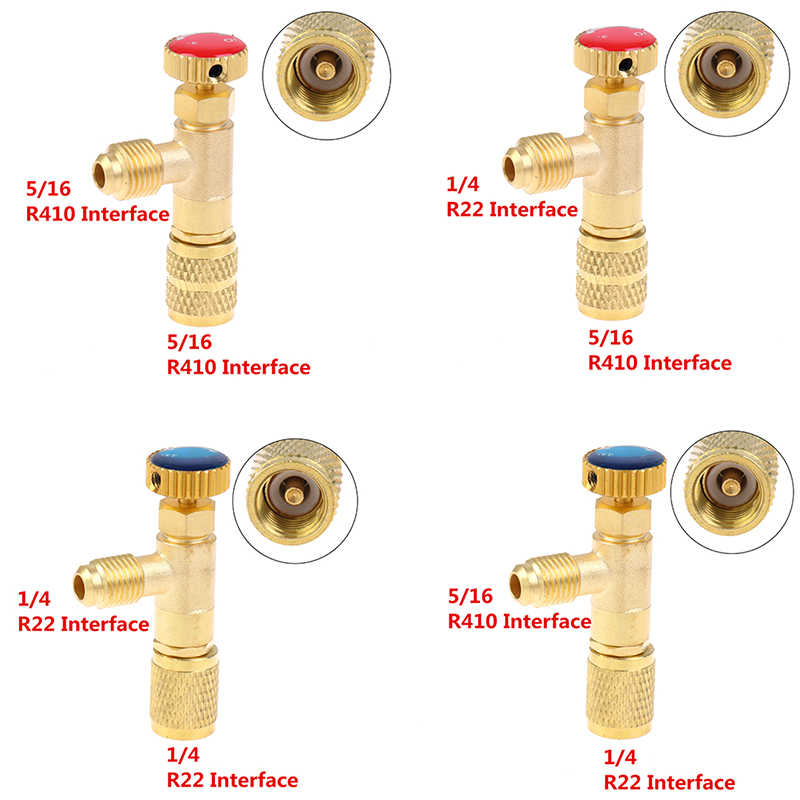 Dragon Air conditioning repair liquid safety valve R410A R22 1/4" 5/16 ...