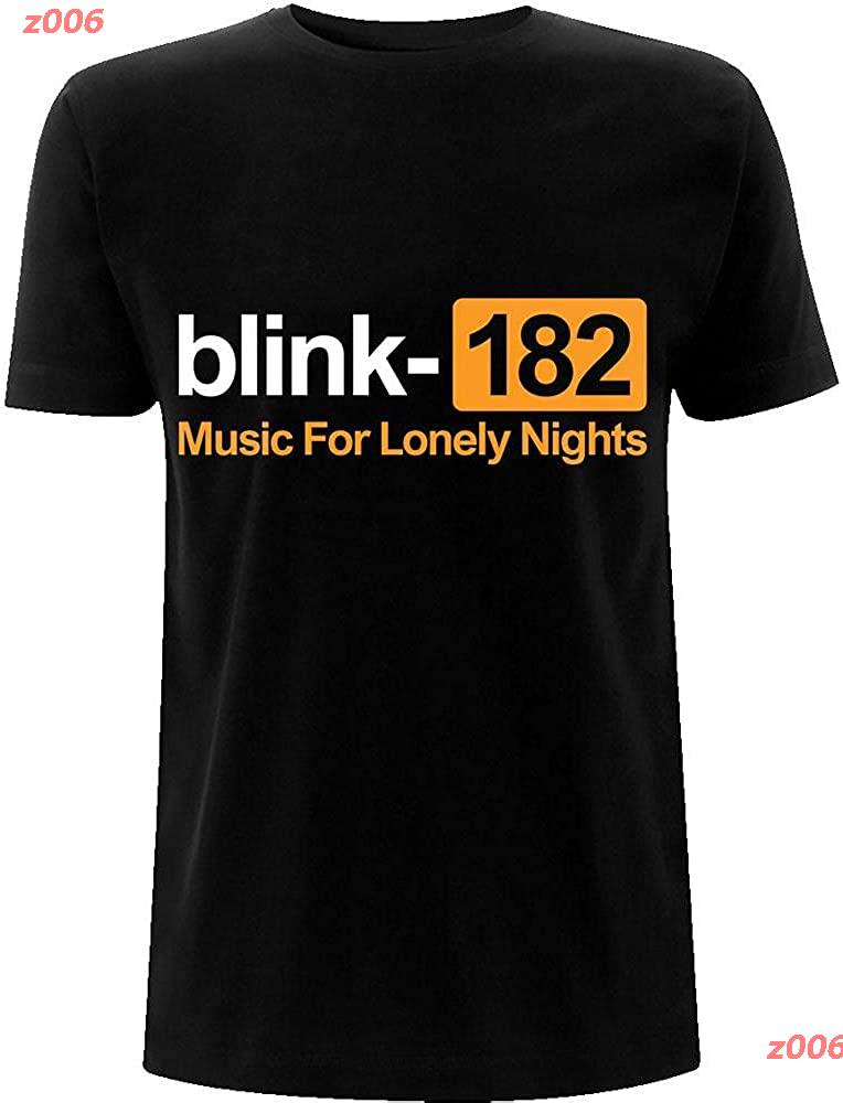 z006 Blink 182 T Shirt Music For Lonely Nights Band Logo Official Mens ...