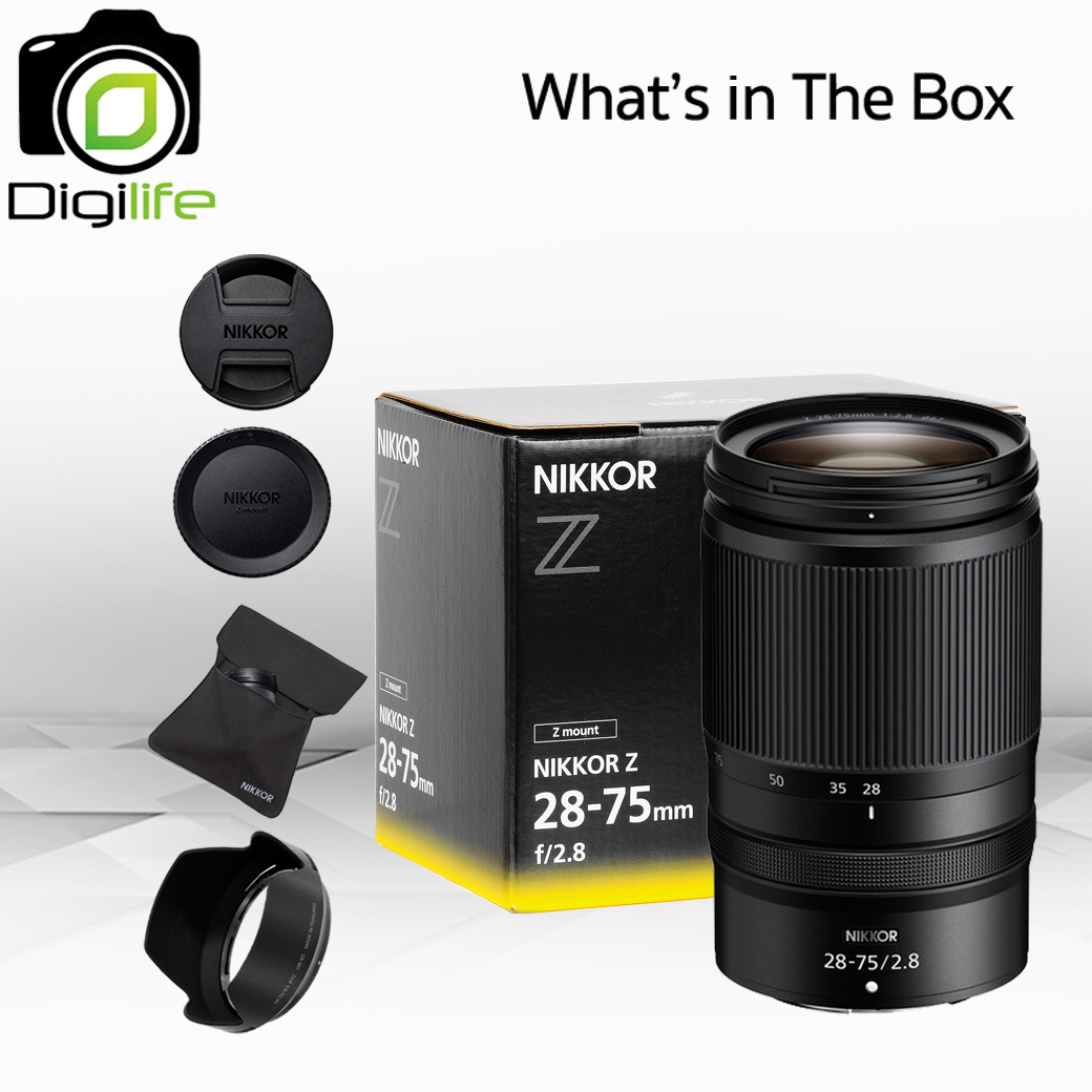 Nikon Lens Z 28-75 mm. F2.8 - รับประกันร้าน Digilife Thailand 1ปี ...