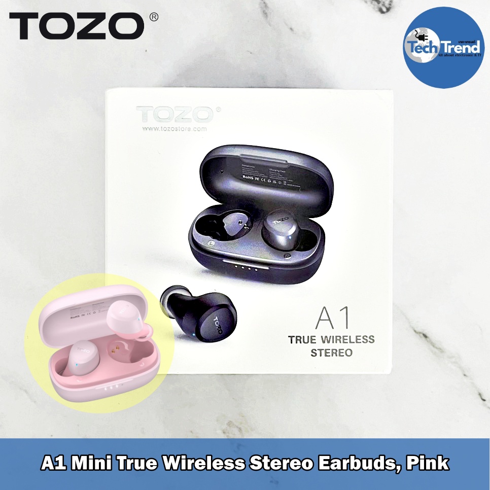 (TOZO) A1 Mini True Wireless Stereo Earbuds หูฟังบูลทูธไร้สาย ขนาดเล็ก ...