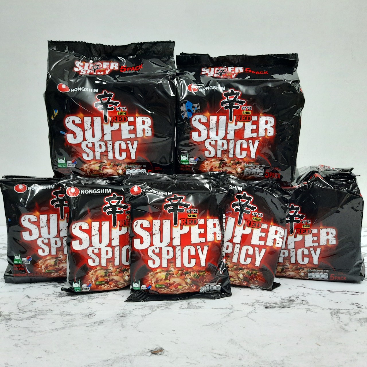 ชินรามยอน เรด ซุปเปอร์ สไปซี่ รสเผ็ดมาก SHIN RED SUPER SPICY มาม่า ...
