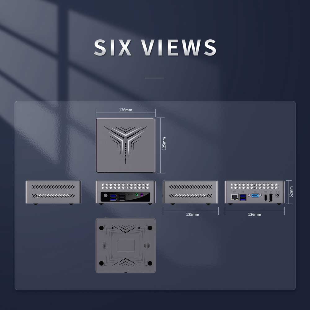 2022 ใหม่ JK01 Mini PC มินิพีซี นาดเล็ก Intel Lake N5095 Quad-Core WiFi ...