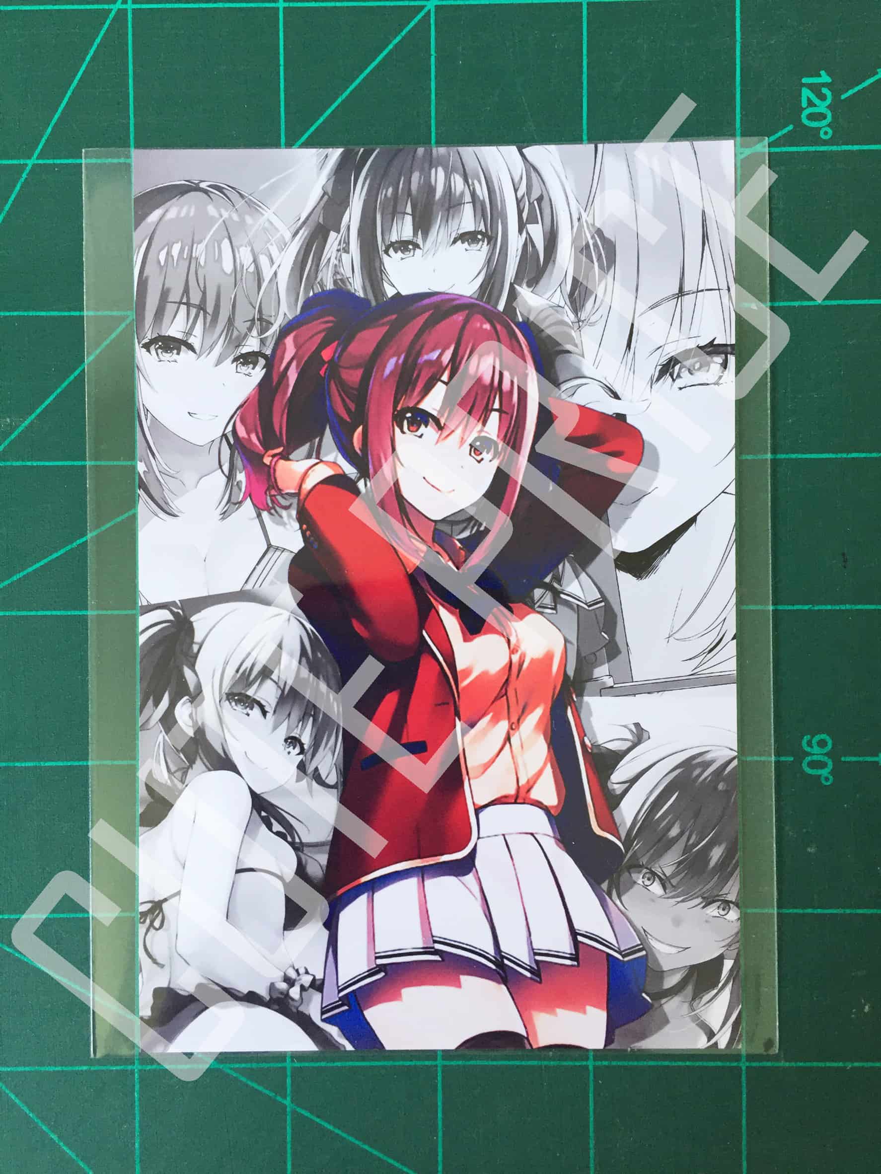 Postcard anime โปสการ์ดขนาด 4x6 นิ้ว ขอต้อนรับสู่ห้องเรียนนิยม(เฉพาะ ...