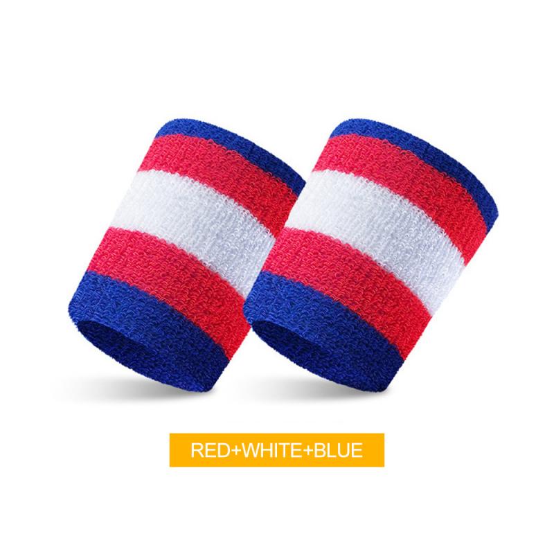 1 Pc Cotton Wristband Sport Sweatband Wrist Protector Gym Fitness ...