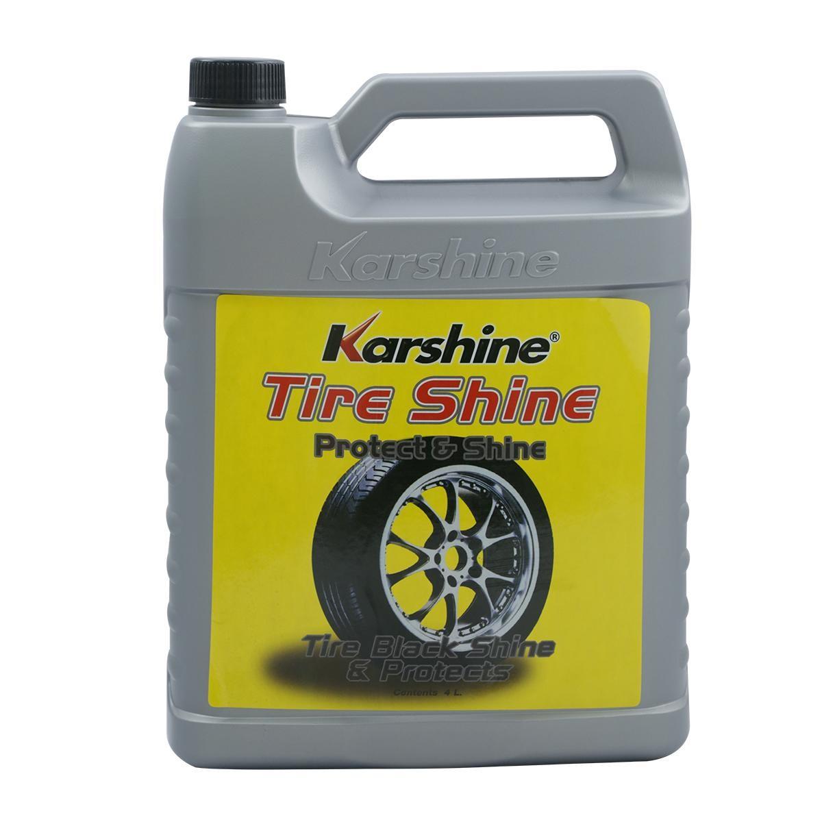 Karshine น้ำยาเคลือบเงายาง Karshine ไทร์ชายน์ 500มล. Tire Shine 500ml ...