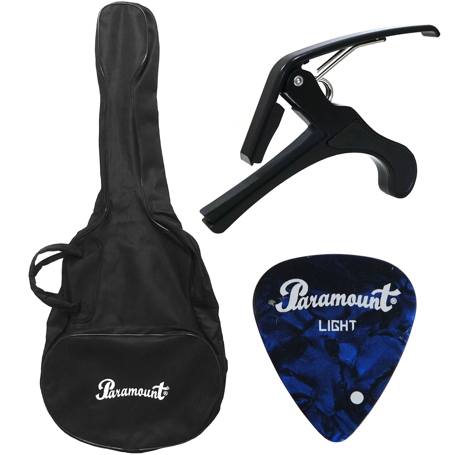 Paramount Acoustic Guitar กีตาร์โปร่ง 41 นิ้ว ทรง Dreadnought คอเต็ม ...