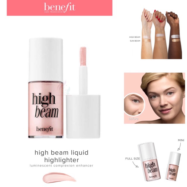 Cosmetics พร้อมส่ง benefit high beam face highlighter 4ml6ml - JnR0pneB ...